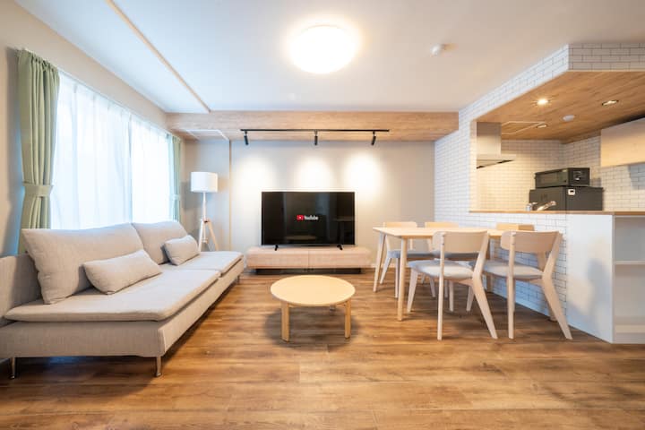 Zhn25札幌駅から車で13分　買い物や食事処も便利な閑静な住宅街の広々70平米3ldk - Sapporo