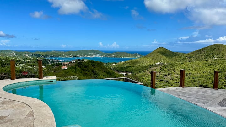 Stunning Villa With Infinity Pool And Sea Views - Antigua and Barbuda