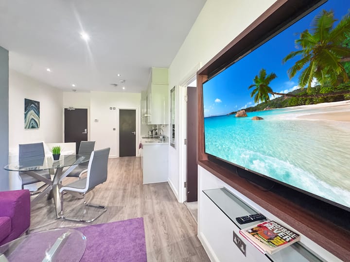 #7 Beautiful Apartment @Cmk Walkable To Station - Milton Keynes