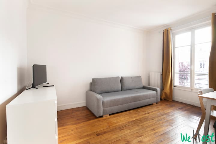 Wehost P1 Bail Mobilité  Studio Cosy Dans Le 14e - Paris