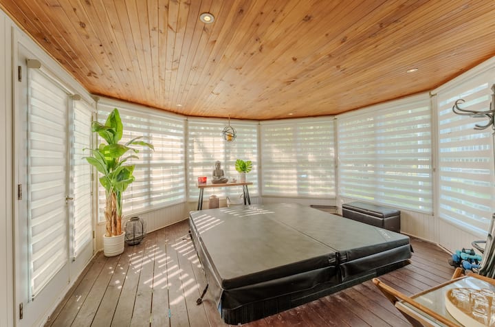 Bord De L'eau, Quai, Spa, Foyer, Fleuve St-laurent - Quebec