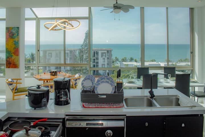 Pb Penthouse 300 M Playa Jacuzzi Parqueo Wifi Bbq - Punta Blanca