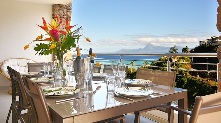 Spacieux, Confortable, Terrasse Xxl, Vue Splendide - French Polynesia