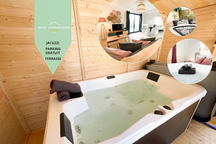 Jacuzzi : Au Cocon Brestois Et Sa Terrasse De 30m2 - Brest