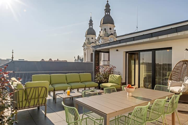 Marone Suites - Penthouse With Roof Terrace - Budapest