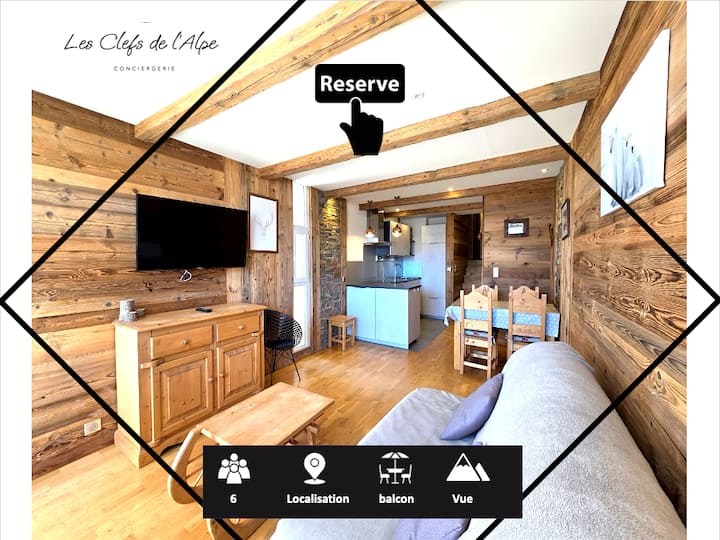 T3 Coup De Cœur - Confort Et Panorama - Vaujany