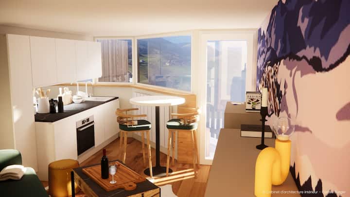 Grand Confort, Vue Montagnes Au Pied Des Pistes ! - Chamrousse