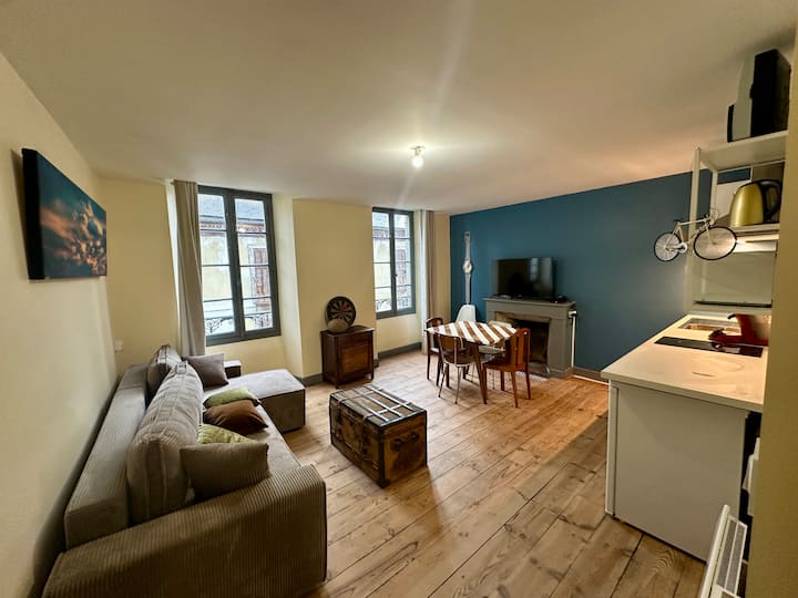 T2 50m²- Au Pied Tour Médiévale-ext-sanctuaires - Lourdes
