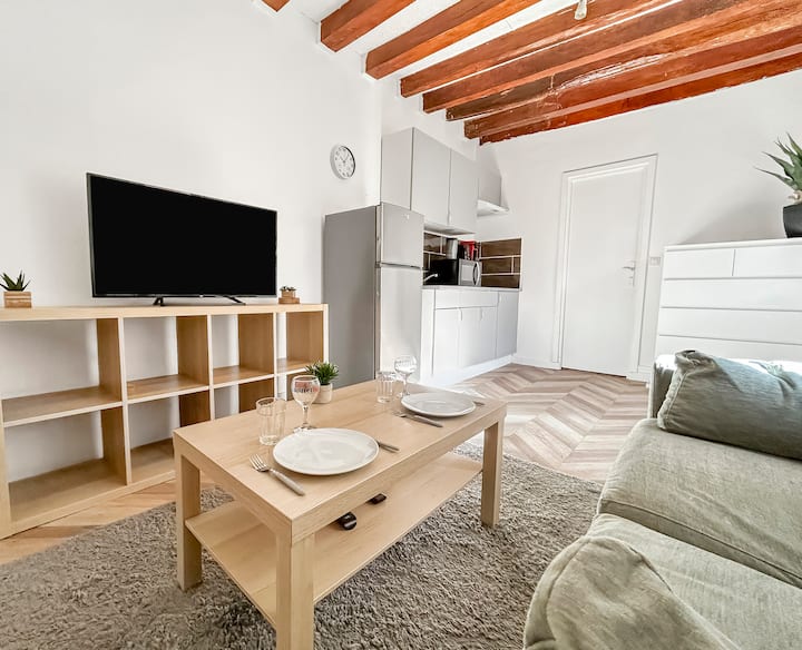 Studio Fonctionnel, Cosy & Calme En Centre-ville - Melun