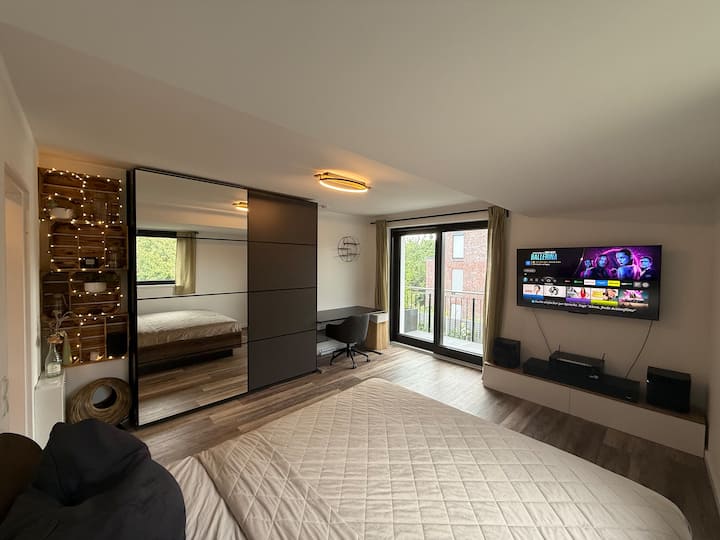 Zentrale 1-zimmer-wohnung Mit Schnellem Internet - 함부르크
