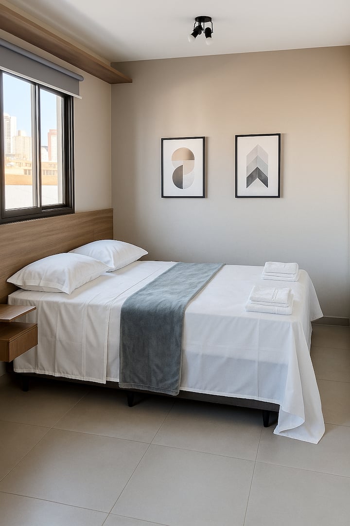 Apartamento 1 Com Piscina Proximo A Usp E Ufscar - São Carlos