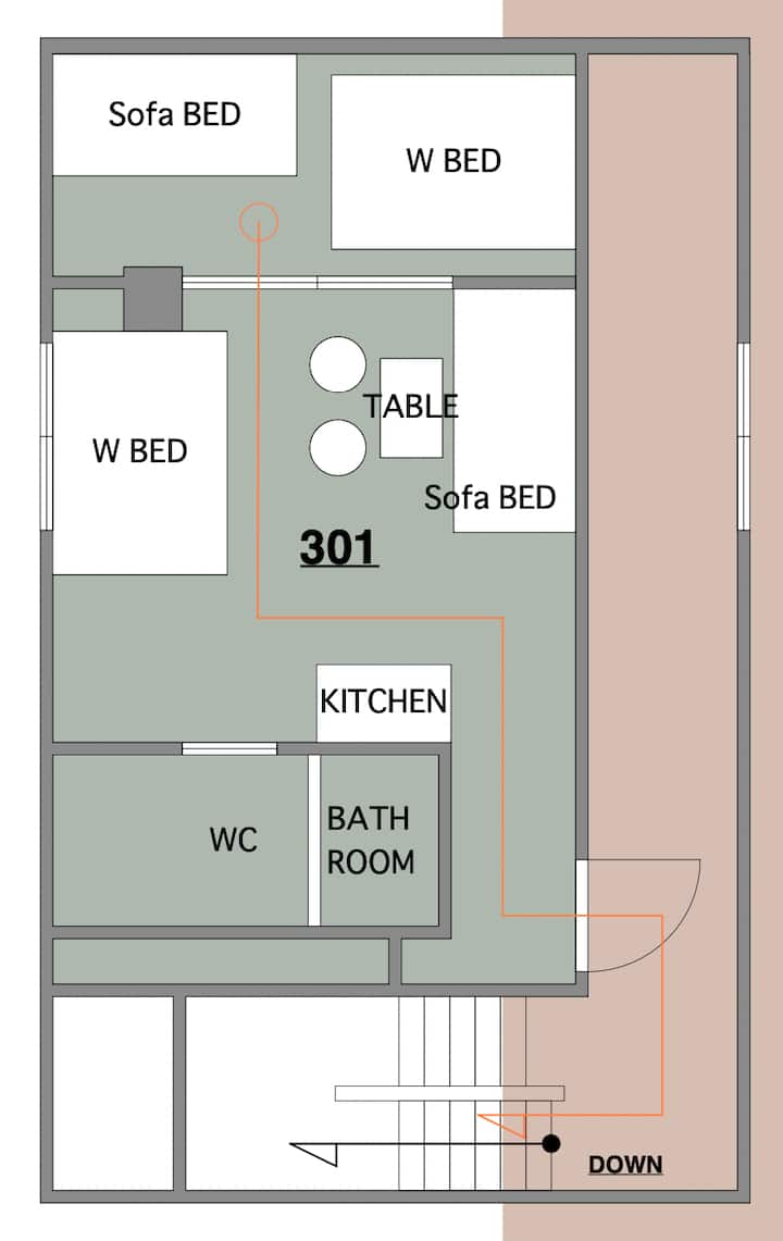 Osaka Apt For 6 Near Tenjinbashi - Osaka