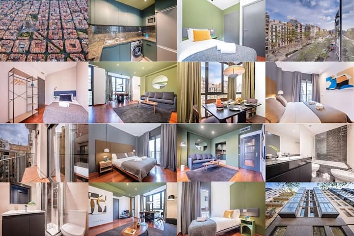 Nice Groupflat 9-bedroom For 18ppl In L'eixample - L'Hospitalet de Llobregat