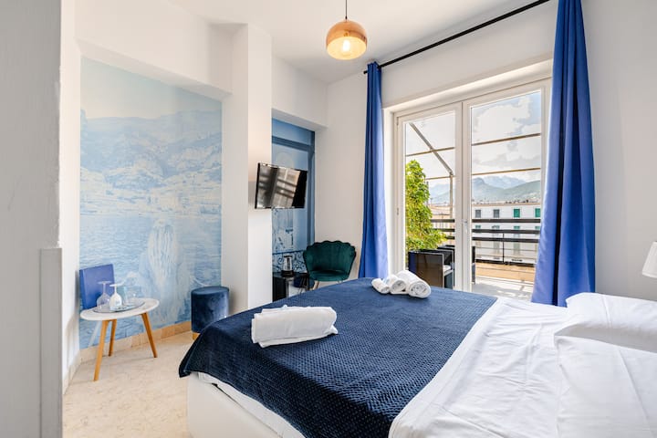 Mareluna Penthouse - Room With Seaview Terrace - Salerno