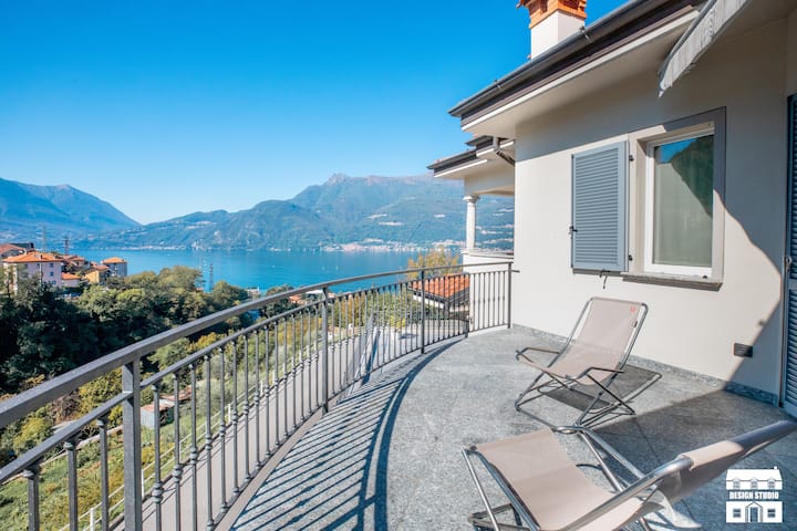 Casa Angiolina: Terrazzo, Vista Lago Di Como - Varenna