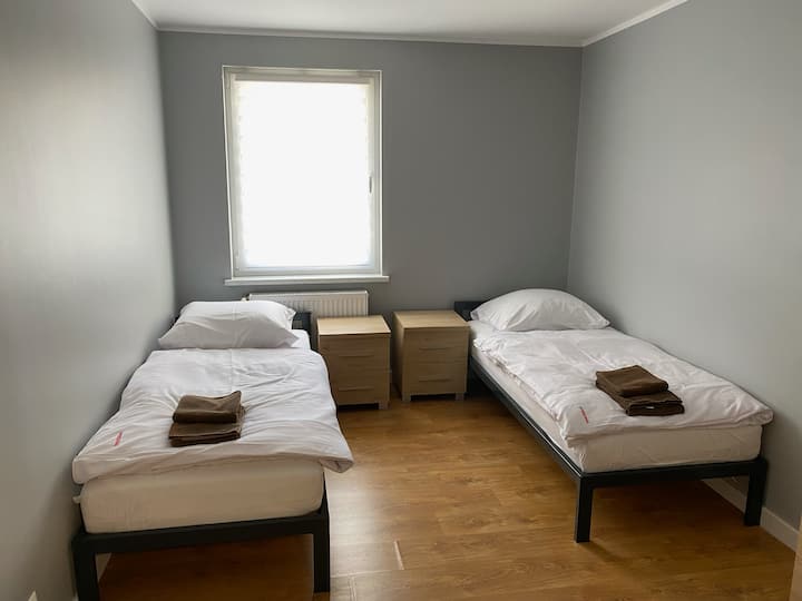 (2c) 3 Zi Whg 5 Betten 43,41m² - Gartz (Oder)