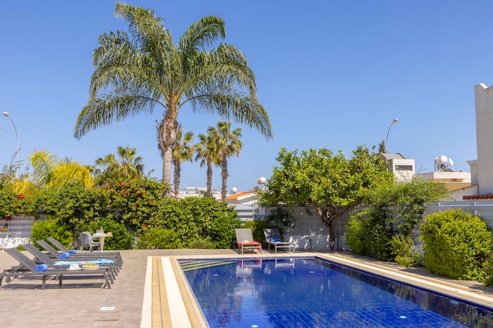 Contemporary Villa, Luxury 16m Pool, Near Beach - Протарас