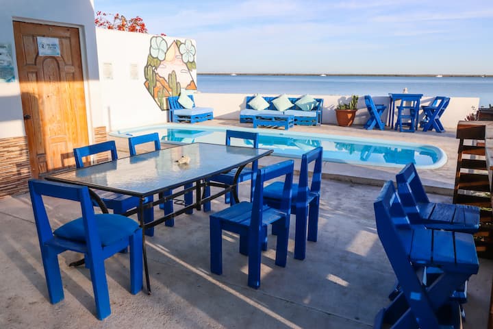 Oceanfront: Apartment With Kitchen And Pool - La Paz