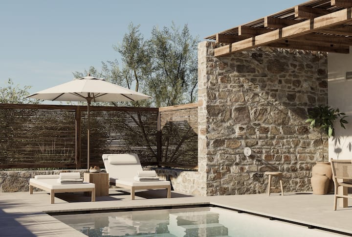 Elion Villas - One Bedroom With Private Pool - Kos