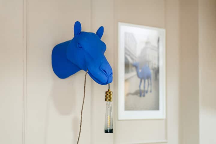 Blue Camel In Old Town - Bucharest