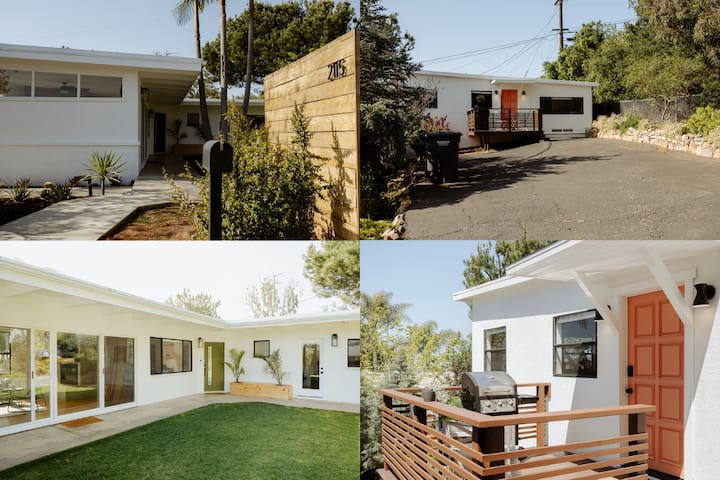 2 House On 1 Property | Mid Century Retreat - Vista, CA