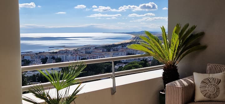 Domaine Du Golfe2 Vue Exceptionnelle Standing Clim - Sète