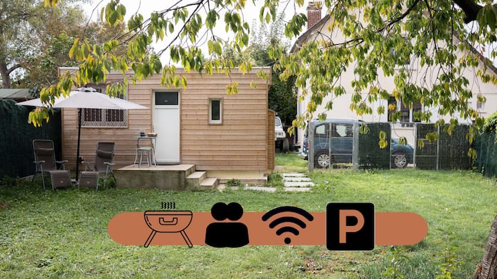 L'algeco - Tiny House - Jardin - Rer C Tour Eiffel - Argenteuil