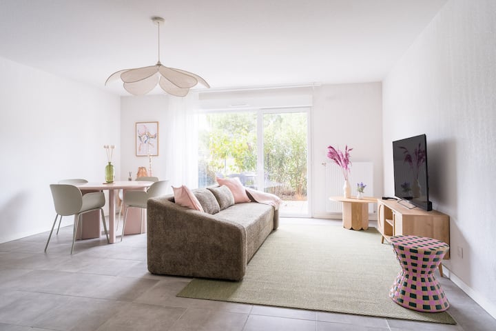 T3 Urbain Toulouse 6 Personnes Avec Terrasse - Blagnac