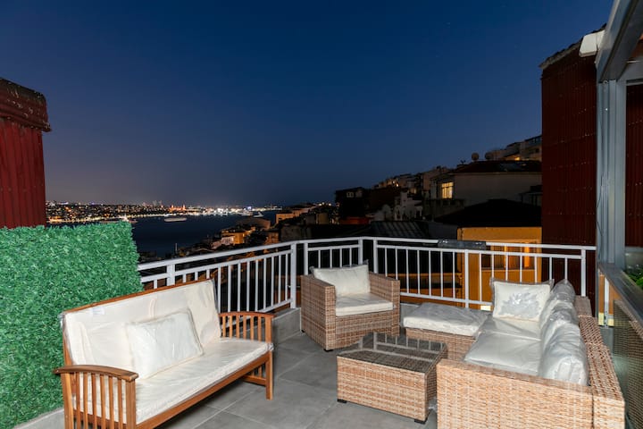 Private Terrace@4br/4bath Amazing Sea View/taksim - Istanbul