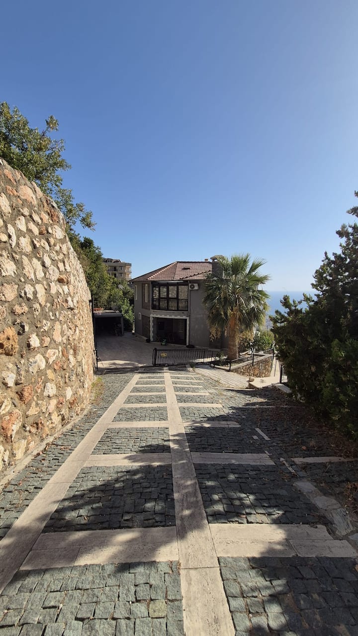 Alanya Bektas Dream Villa Sea And Castle Views - 알라니아
