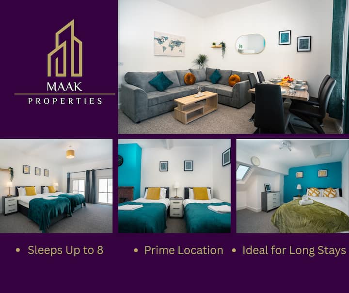 Central Yeovilstay|contractors|free Wi-fi|sleeps 8 - Yeovil