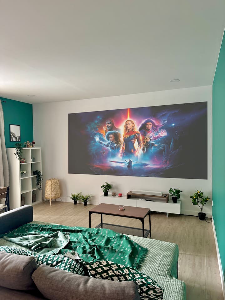 Magnifique Appt 3 Chambres, Avec Projecteur 4k - ibis Paris Bercy Village