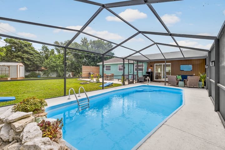 3br Apollo Beach Oasis Heated Pool, Bbq, Cornhole - Apollo Beach, FL
