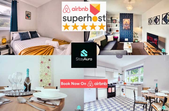 Modern 2 Bed In Newcastle | Free Parking & Sleeps6 - Newcastle upon Tyne