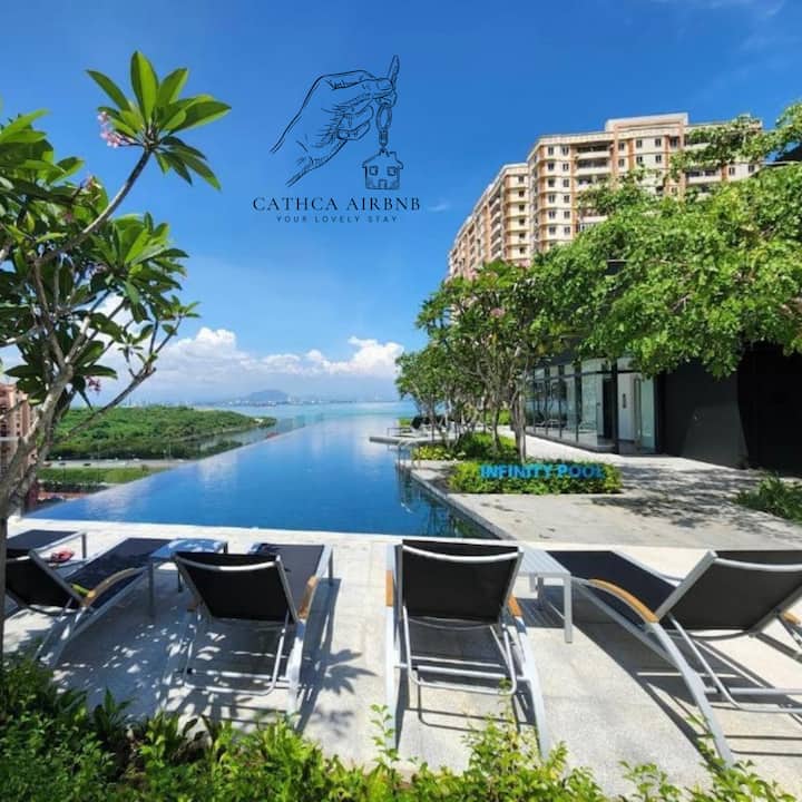 Cathca Homes 2br #Selfcheckin #6pax #Topfacilities - ペナン