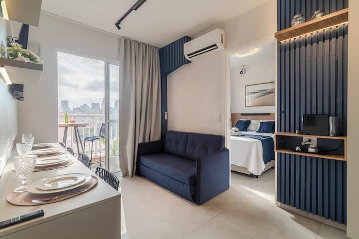 Loft De Luxo No Brás P/grupos C/ Ar, Vaga E Metrô - Liberdade