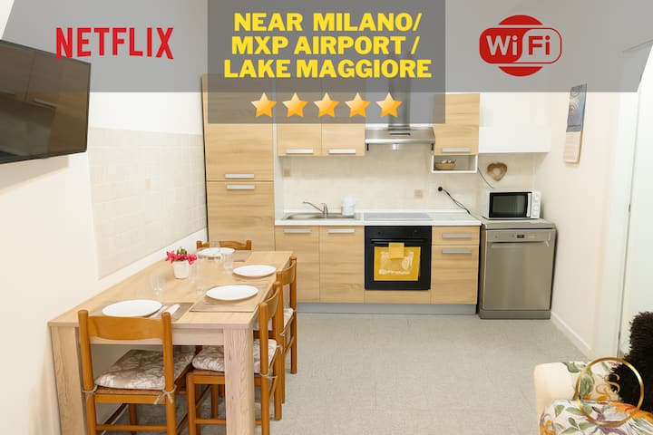 [10" From Mxp Airport] Netflix And Free Parking - Gallarate