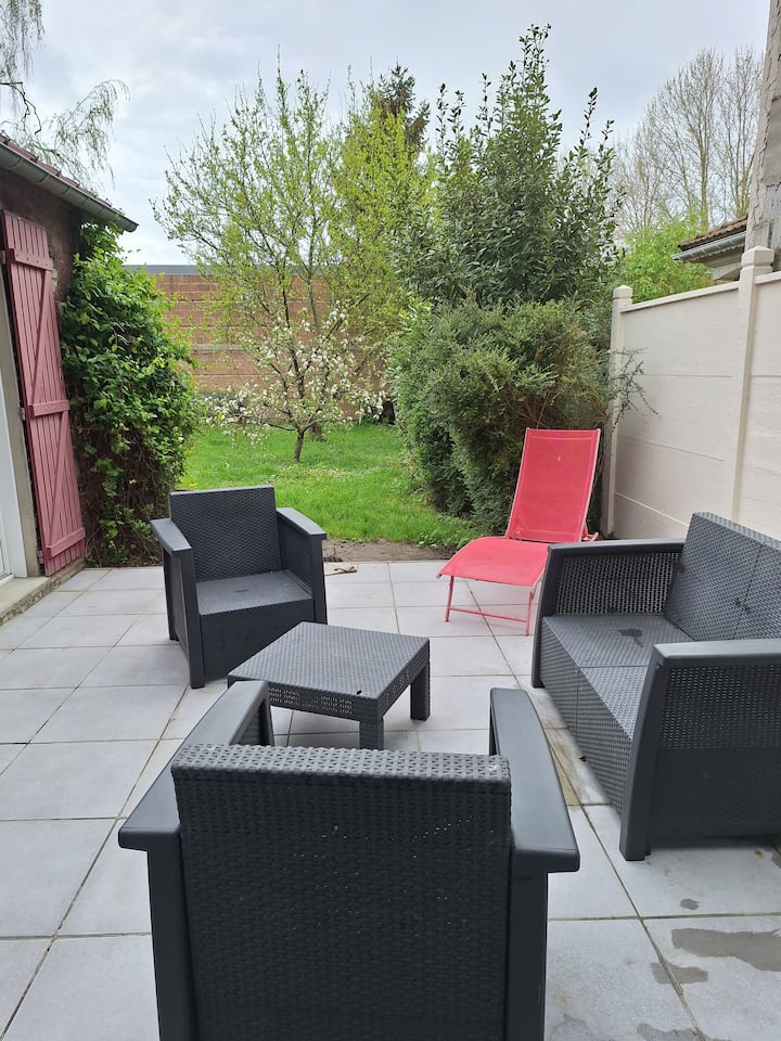 Maison Gare Centre-ville 4 Chres-fibre - Jardin - Gare d'Amiens