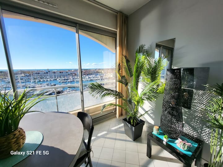 Studio 1 Chambre Très Belle Vue Avec Place Parking - Carnon