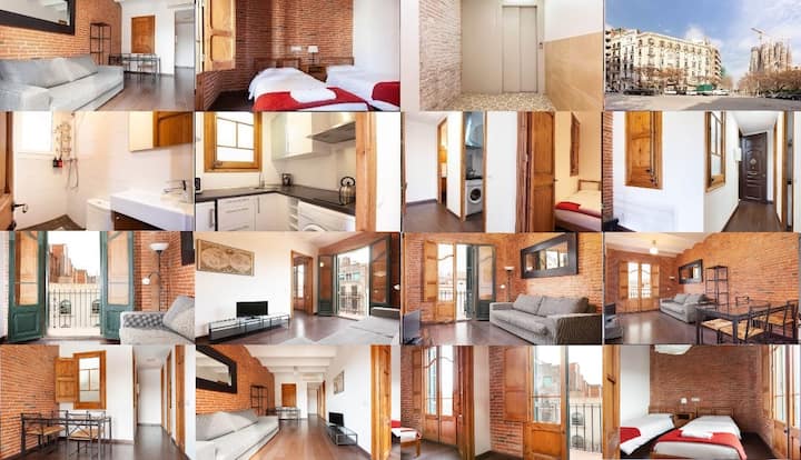 Très Bel Appart 2 Ch. Près Sagrada Familia - Barcelone