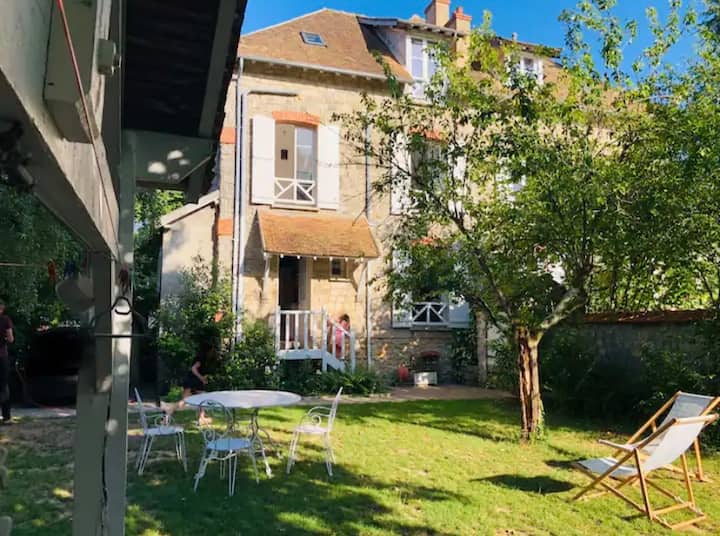 Maison Centre Village, Proche Forêt Au Calme - Barbizon