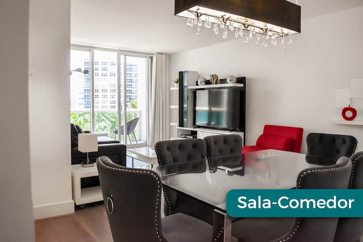 Modern Beach Apartment By Miami Te Espera - Hollywood, FL