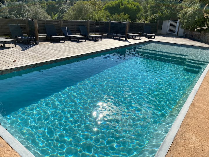 La Villa N°5, 10 Personnes, Climatisée, Vue Mer - Corse-du-Sud