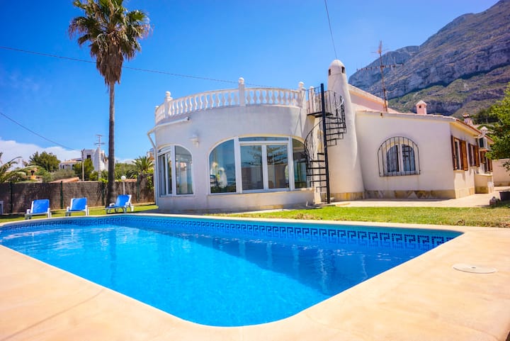 Villa Avec Piscine Jardin Privée, Vue Mer - Denia