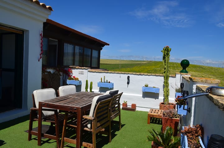 Bonito ÁTico Familiar Con Vistas Y Barbacoa - Zahara de los Atunes