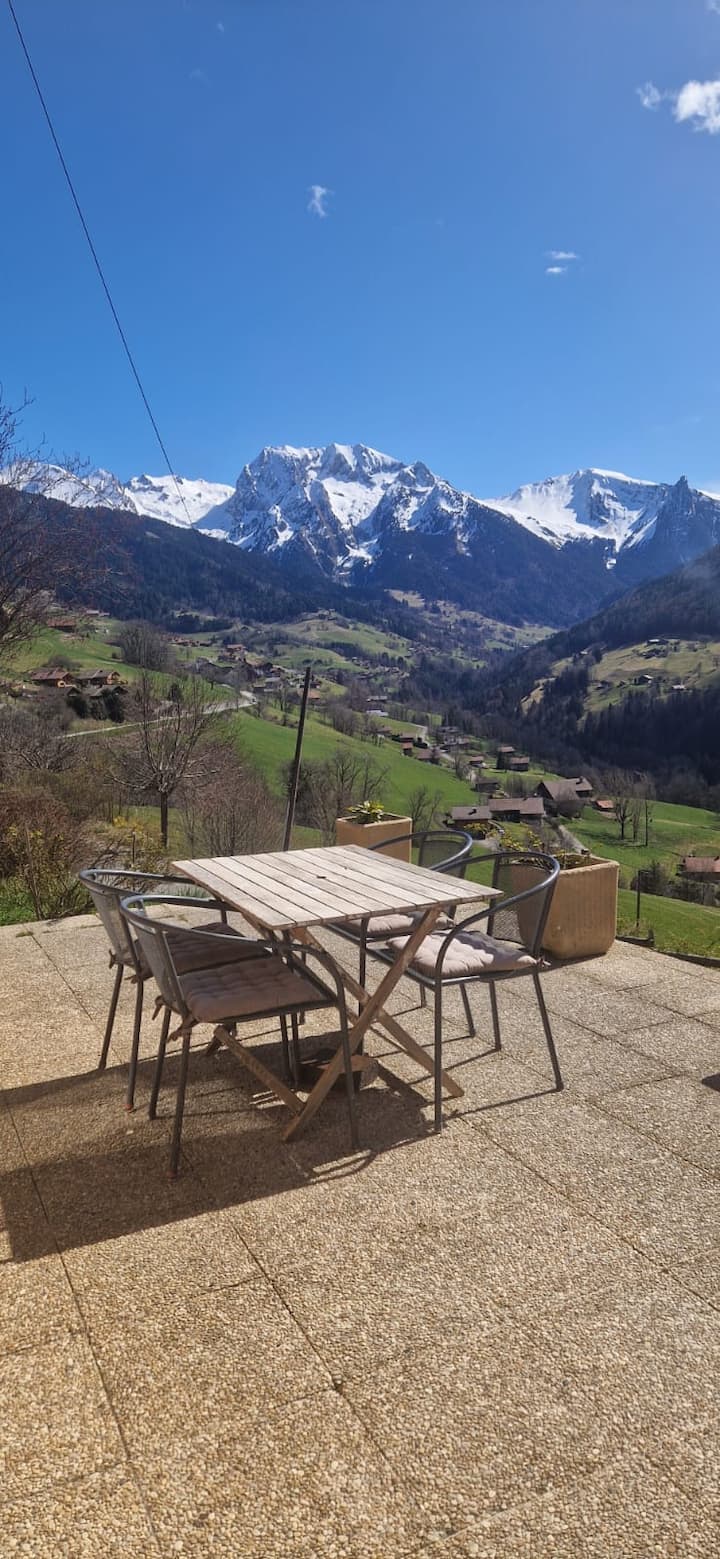 Un Cocon Chaleureux Face Aux Montagnes à 180° - Manigod