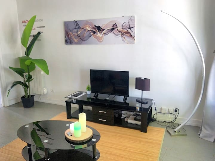 T2 Centre, 1 Chambre 1 à 4 Pers, Balcon, Wifi - Lorient