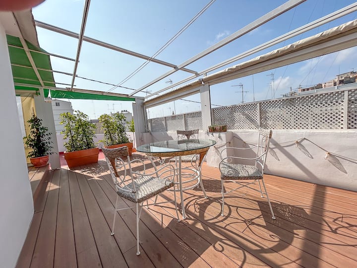Sorolla Penthouse: In The Heart Of The City, Wifi - Valencia