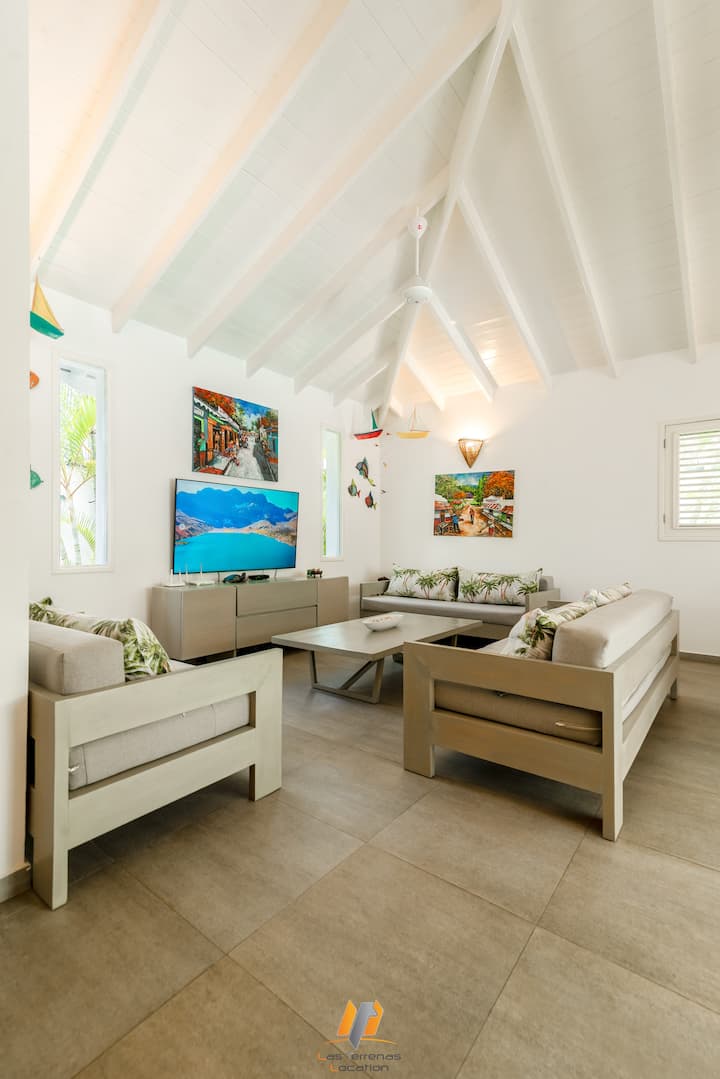 Villa Caraïbes/piscine/jacuzzi/200m Plage/wifi100m - Dominican Republic