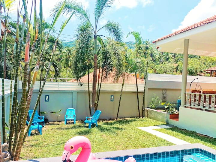 Villa Paisible Dans La Jungle à 5mins Du Centre - Ko Samui